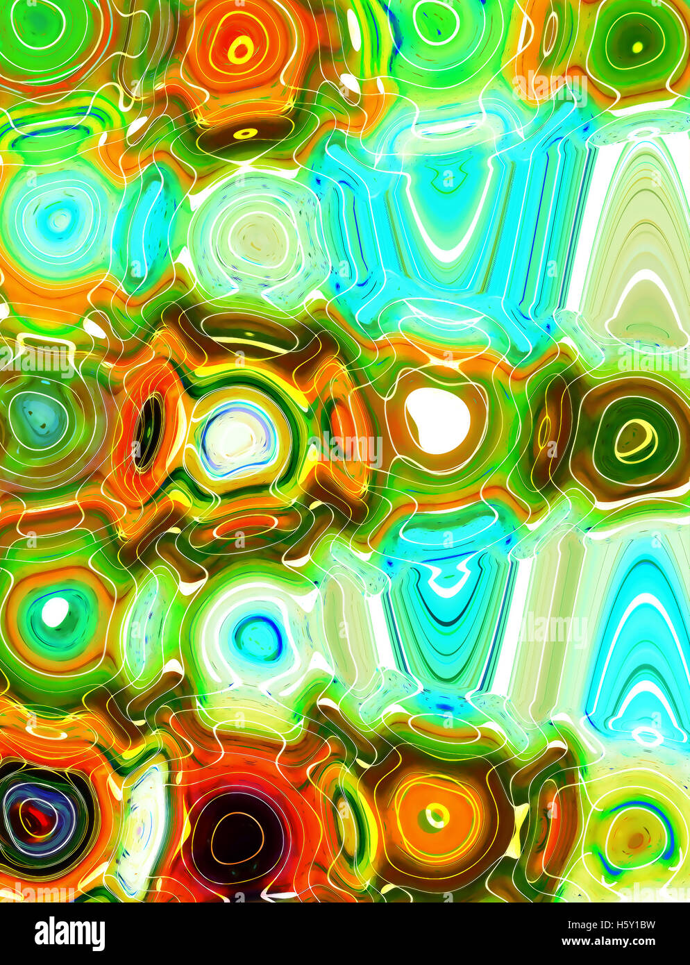 graphic design illustration of notes and note lines in circle structure ...