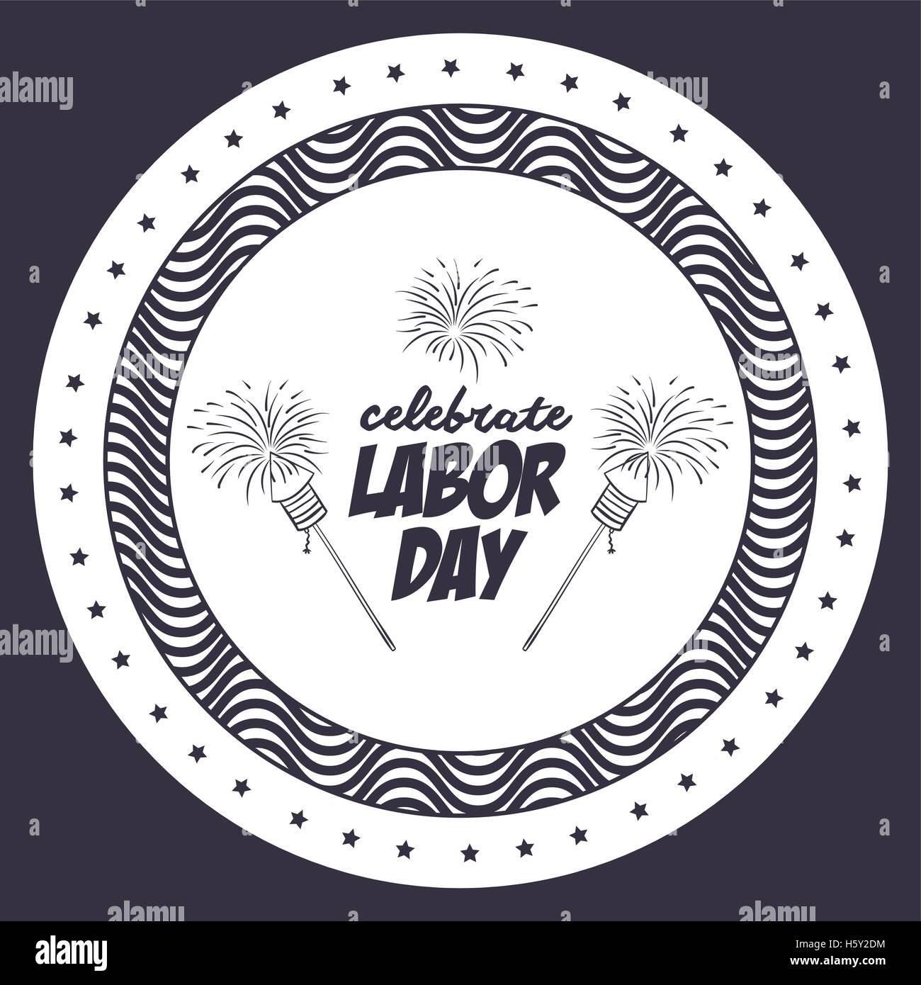 Label of labor day design Stock Vector Image & Art - Alamy