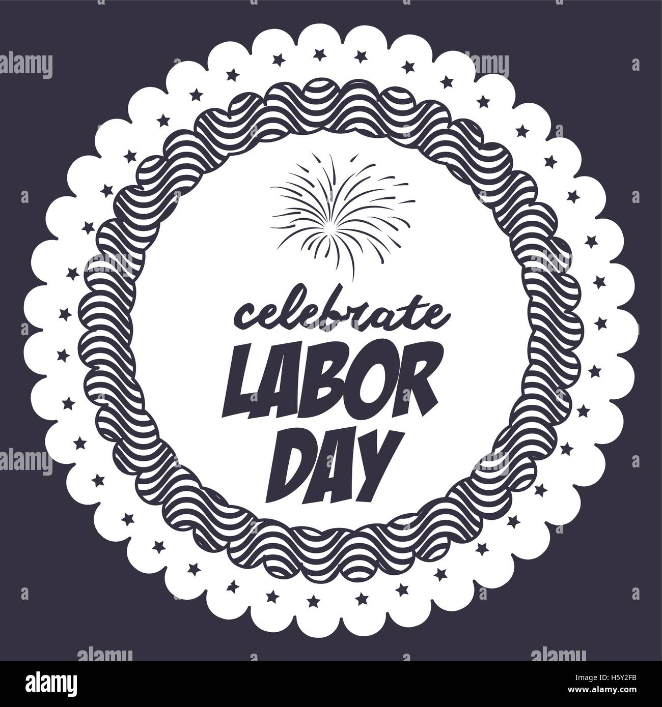Label of labor day design Stock Vector Image & Art - Alamy