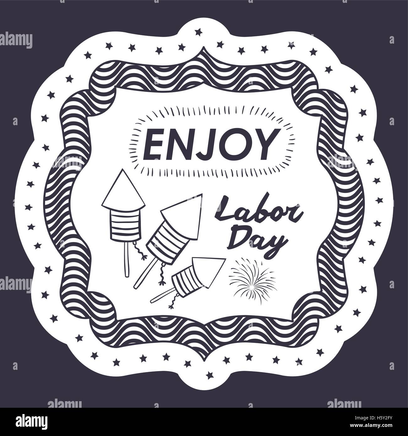 Label of labor day design Stock Vector Image & Art - Alamy