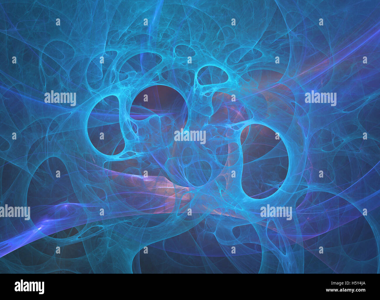 glowing blue curved lines over dark Abstract Background space universe ...