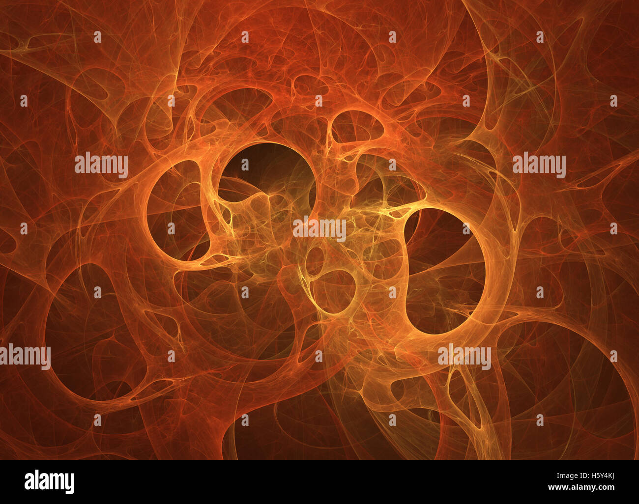 glowing red curved lines over dark Abstract Background space universe ...