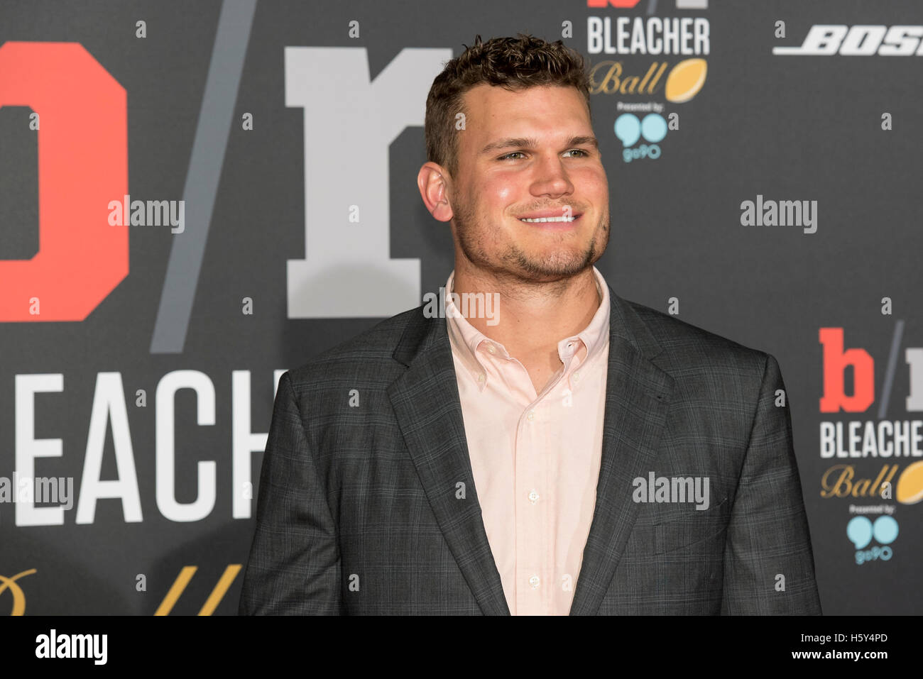 Vance McDonald of the SF 49ers attends Bleacher Ball at the Mezzanine ...