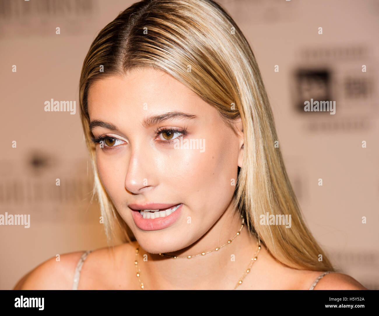 Hailey Baldwin arrives on the red carpet at the Gold Rush presented by ...