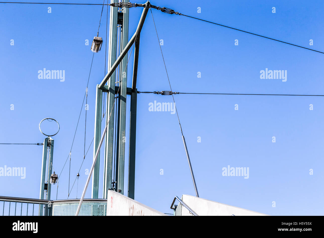 Danger tram lines hi-res stock photography and images - Alamy