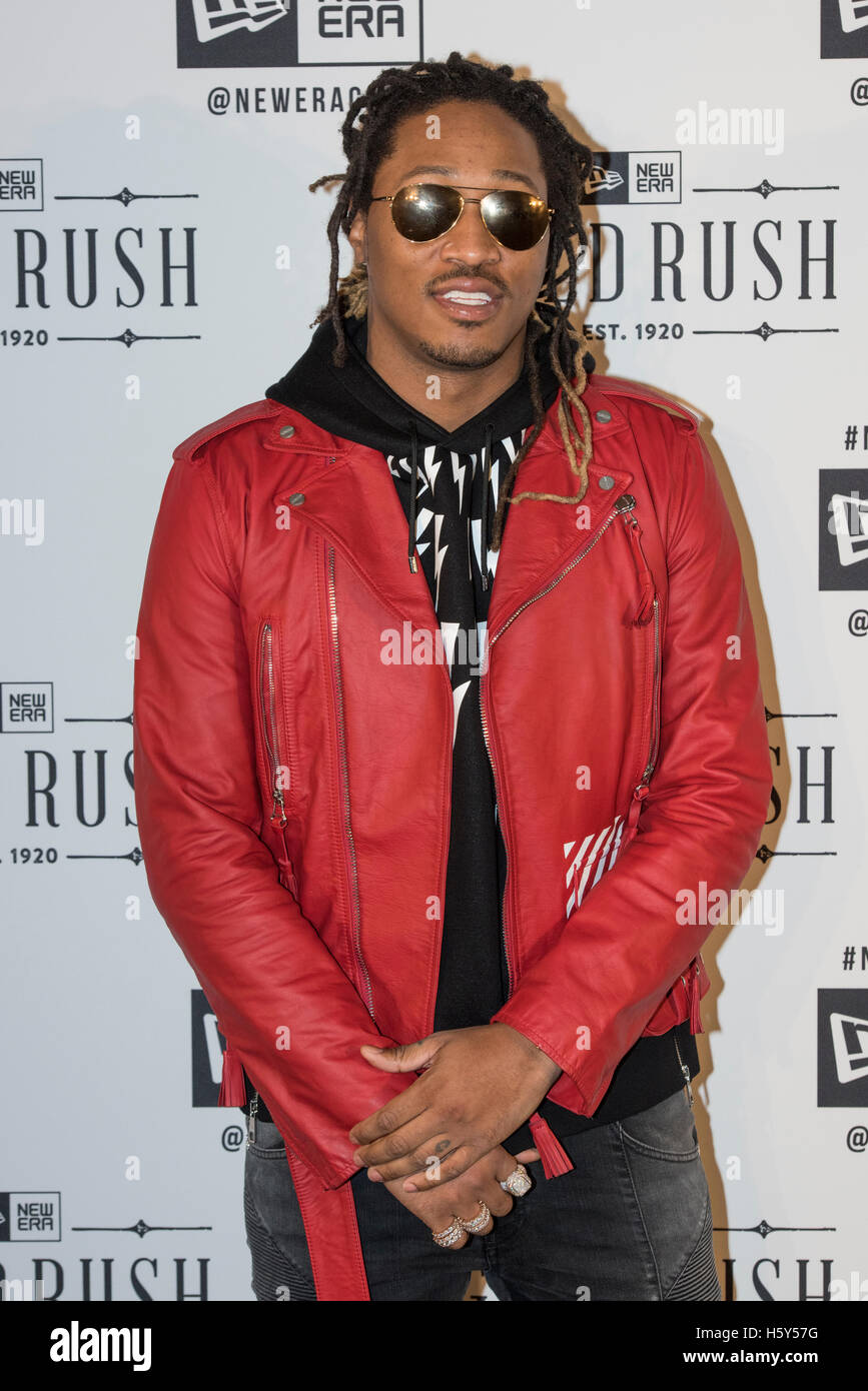 Hip hop artist Future arrives on the red carpet at the Gold Rush ...
