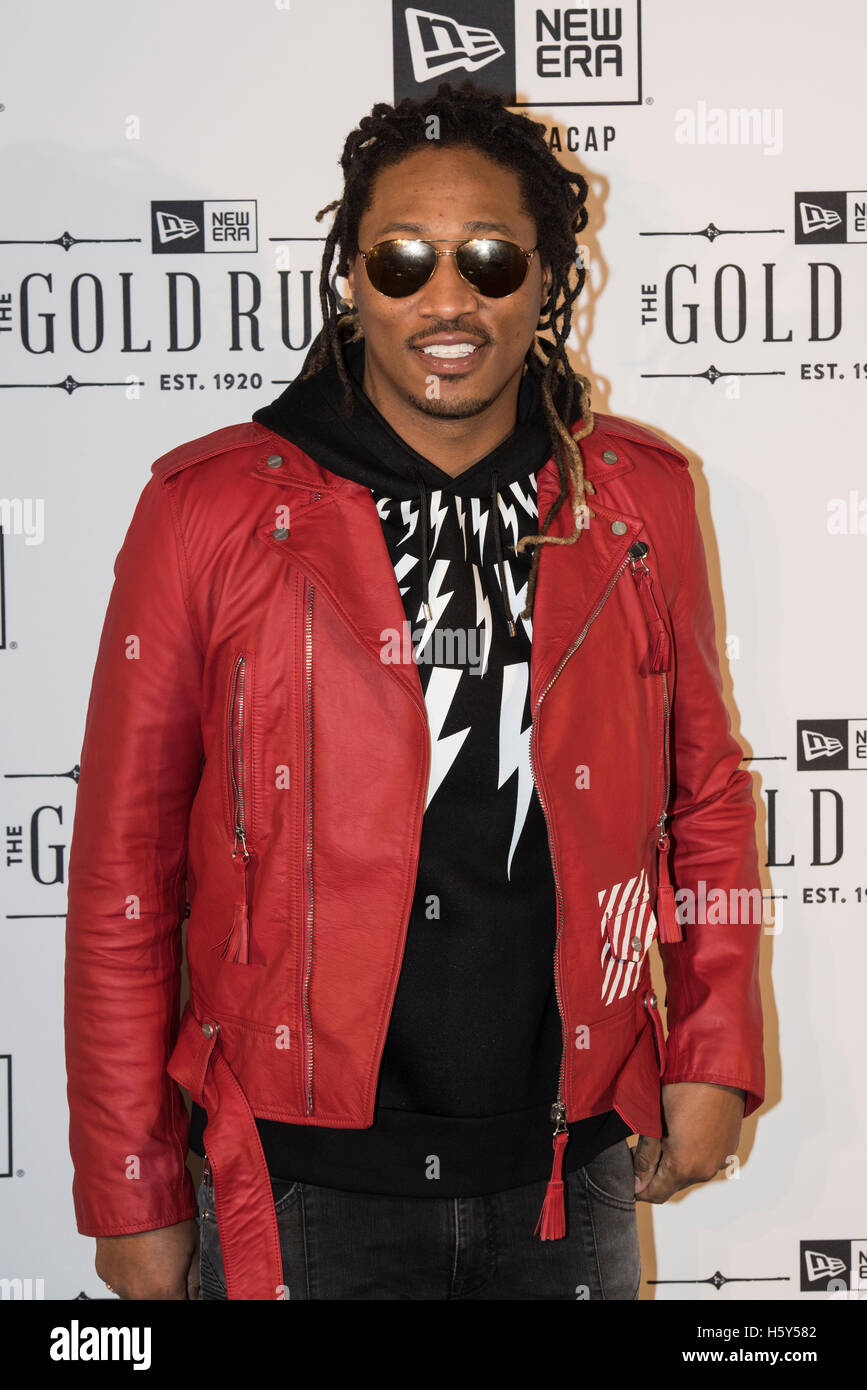 Hip hop artist Future arrives on the red carpet at the Gold Rush ...
