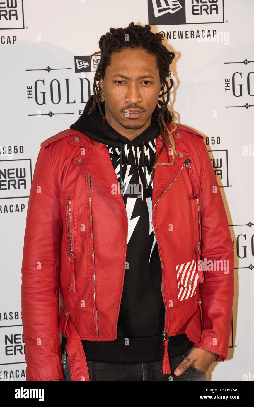 Hip hop artist Future arrives on the red carpet at the Gold Rush ...