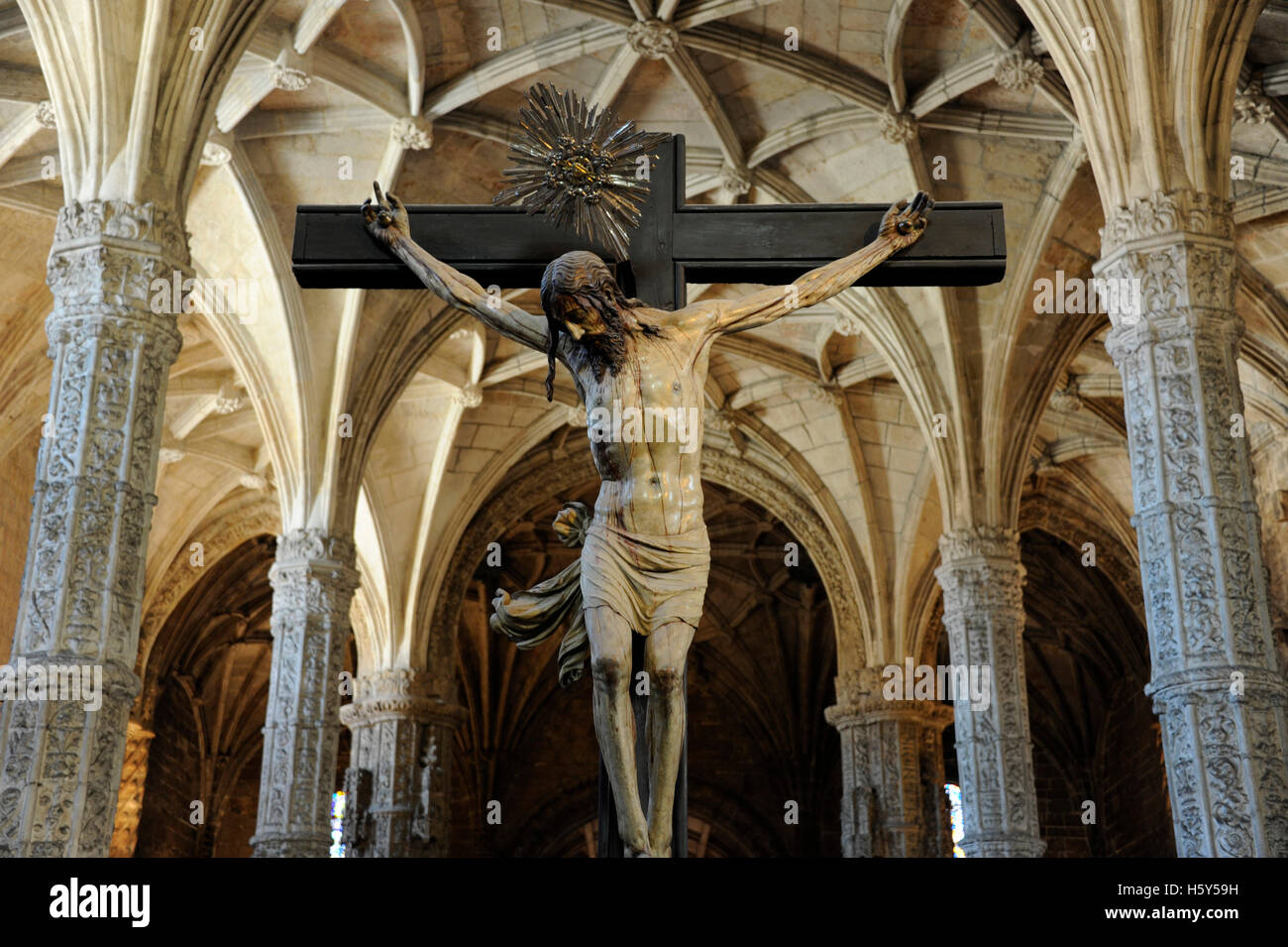 Christ on the Cross by Filipe de Vries, Santa-Maria de Belem church ...