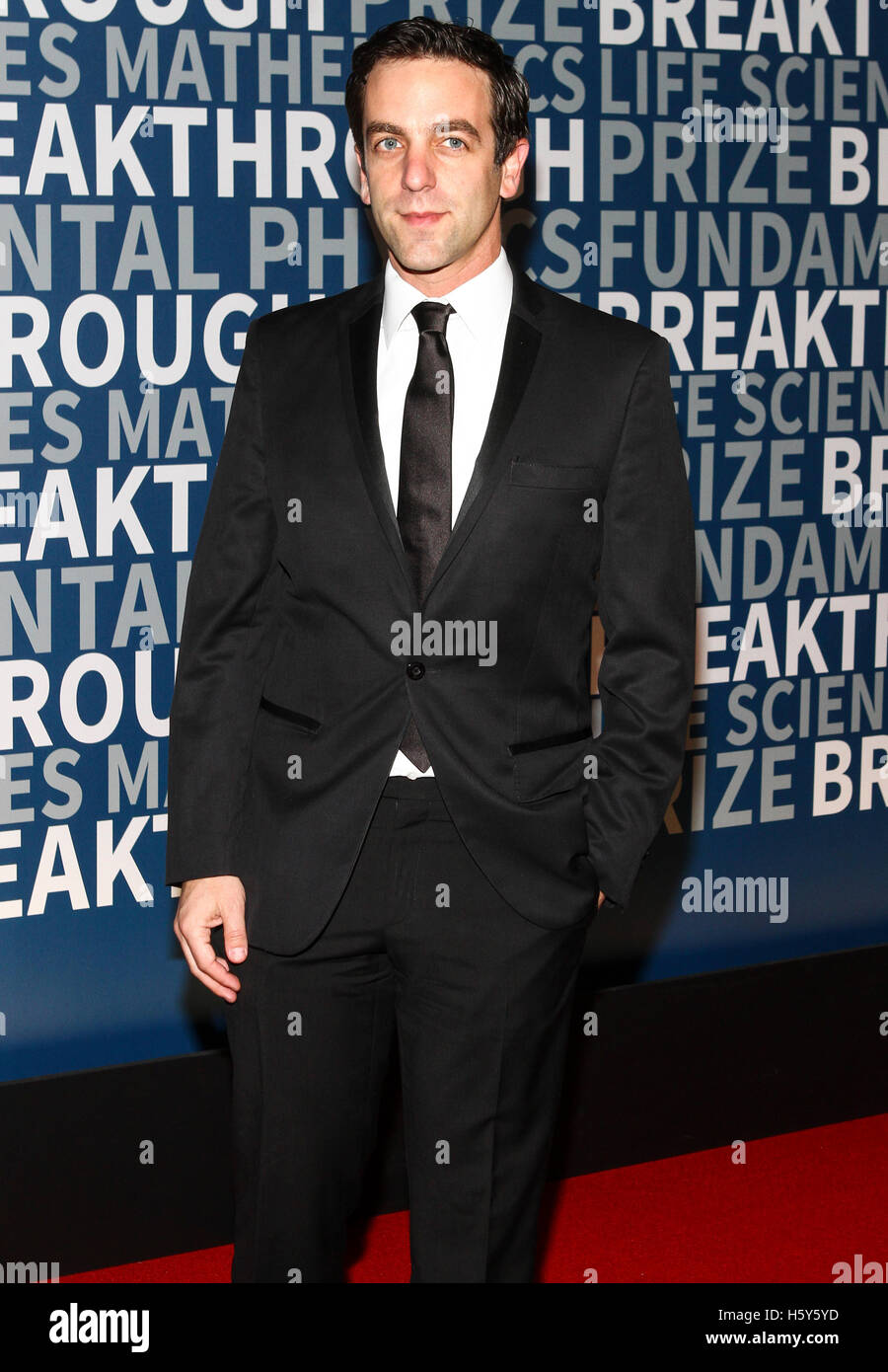 MOUNTAIN VIEW, CA - NOV 8: Actor B. J. Novak attends the Breakthrough ...