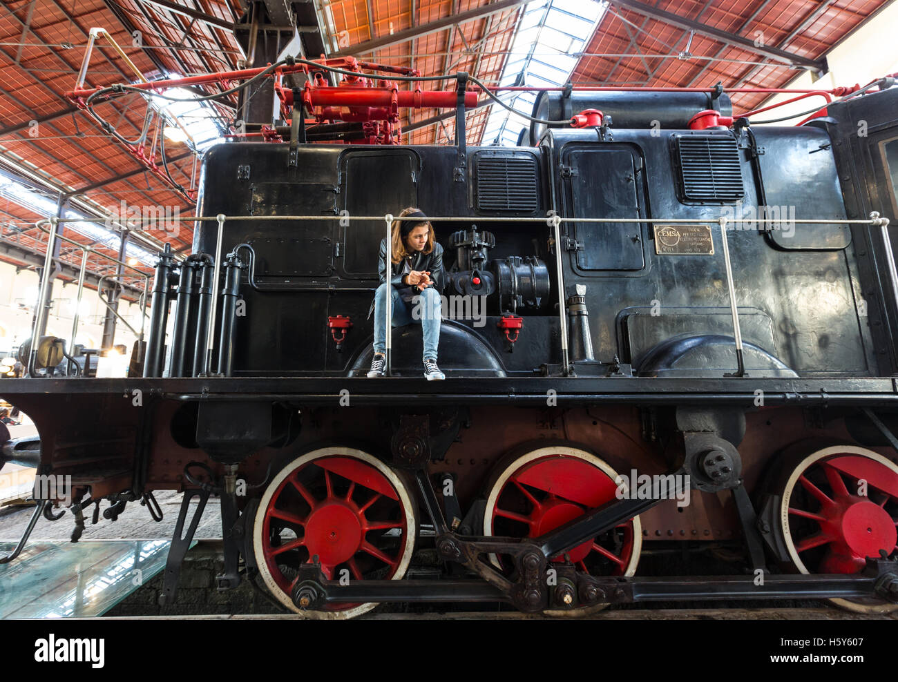 Italian railway museum hi-res stock photography and images - Alamy