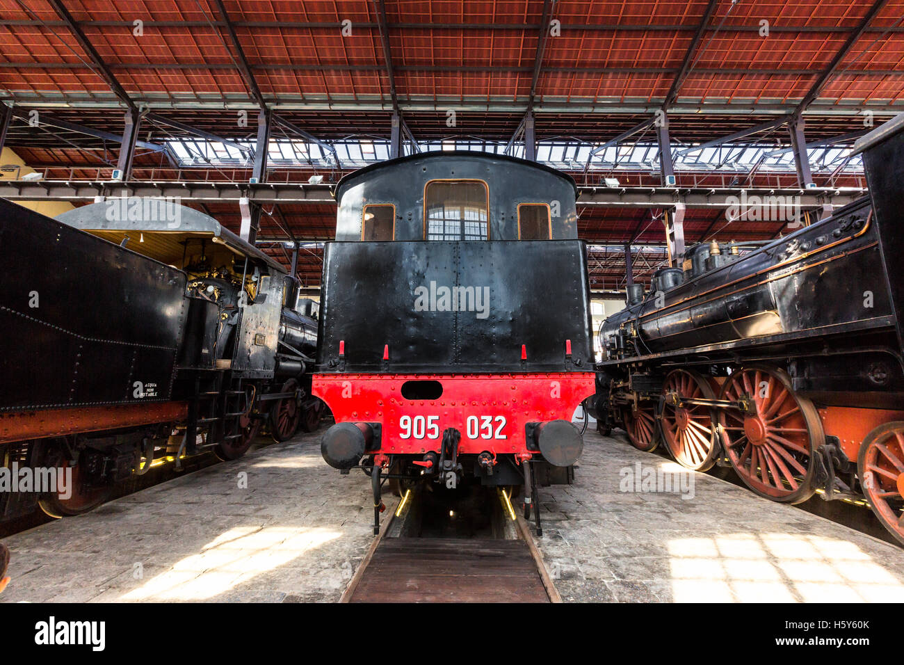 Italian railway museum hi-res stock photography and images - Alamy