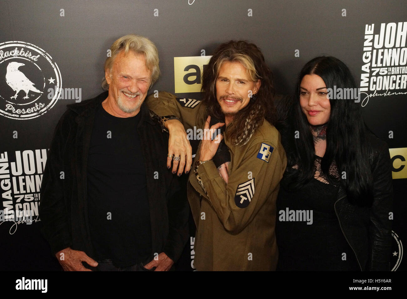 Kris Kristofferson, Steven Tyler, & Mia Tyler on the Red Carpet prior ...