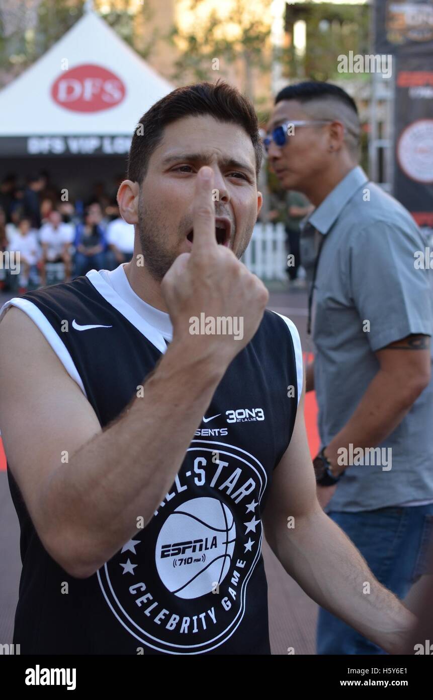 Jerry Ferrara at the 2015 Nike Basketball 3ON3 Tournament at L.A. Live ...