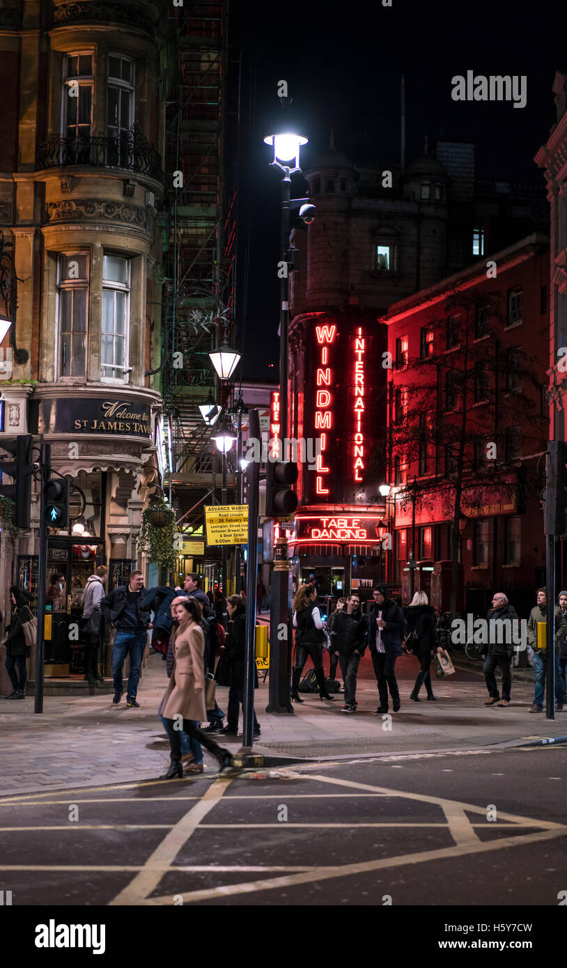 Famous Windmill Table Dance Bar at London West End - Soho LONDON ...