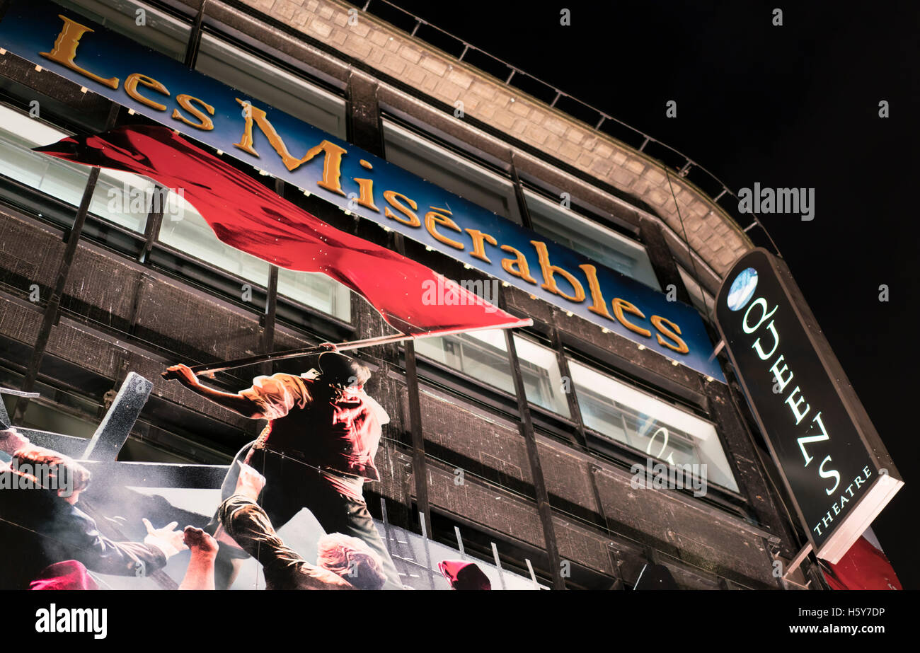 Les Miserables Musical at Queens Theatre London LONDON, ENGLAND ...