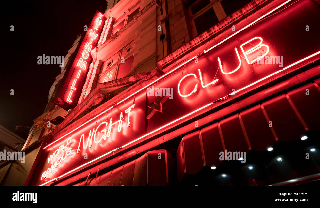 Famous Windmill Table Dance Bar at London West End - Soho LONDON ...