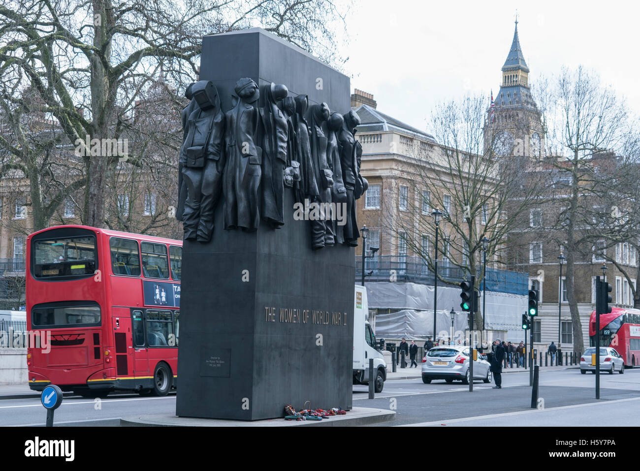The Women of World War II Memorial at Whitehall LONDON, ENGLAND ...