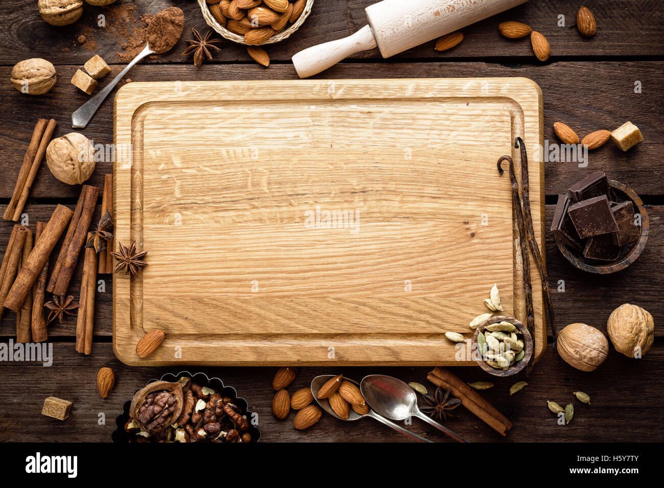 culinary background for Christmas baking Stock Photo - Alamy