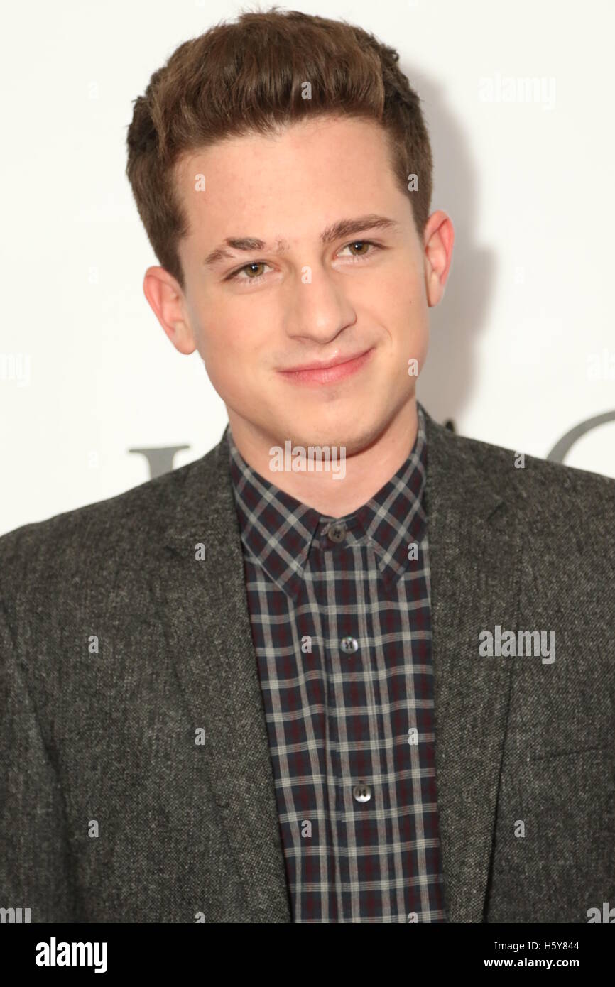 SInger Charlie Puth arrives for the 2015 Miss Universe at Planet ...