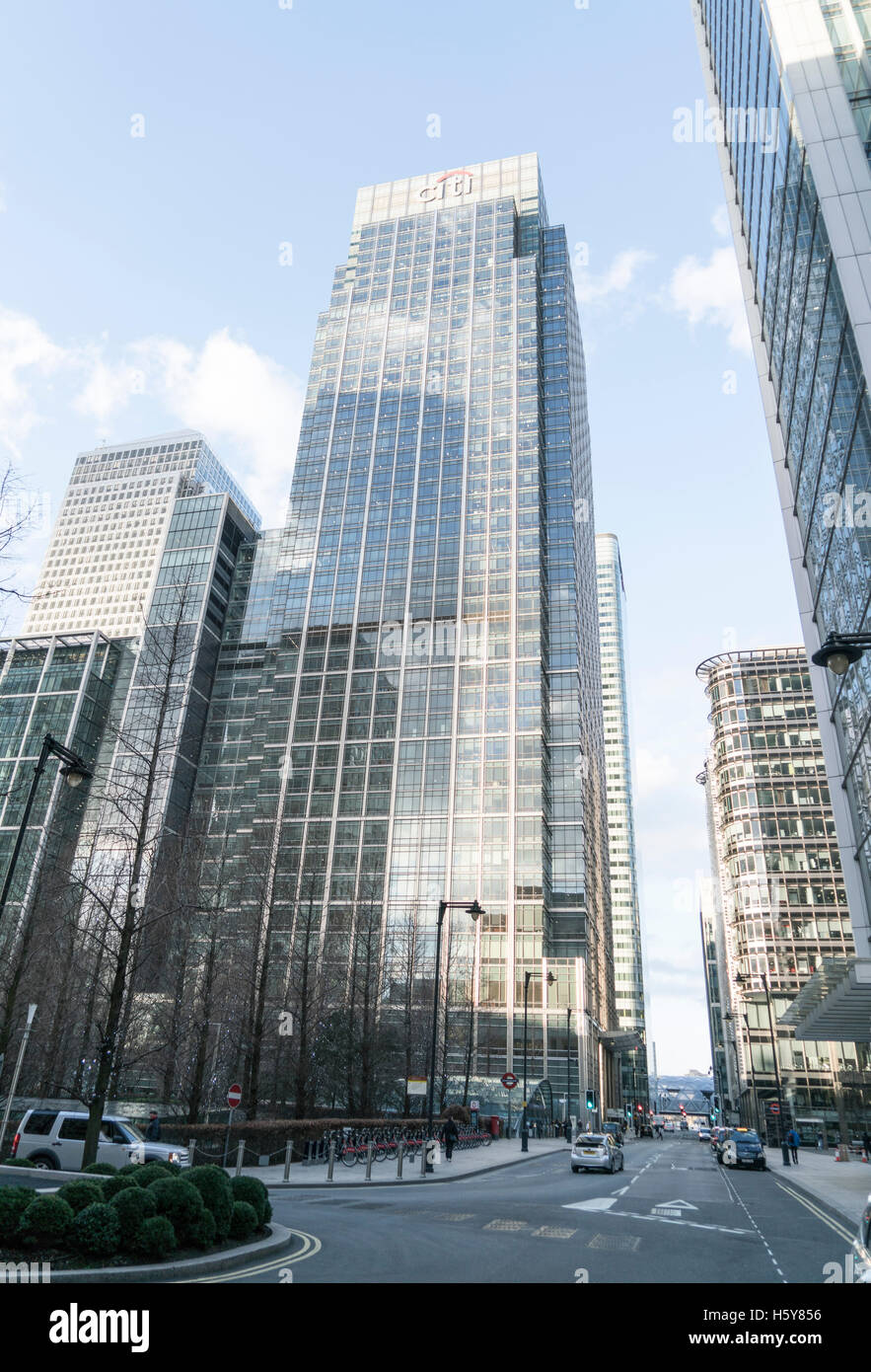 Citi building citibank canary wharf hi-res stock photography and images ...