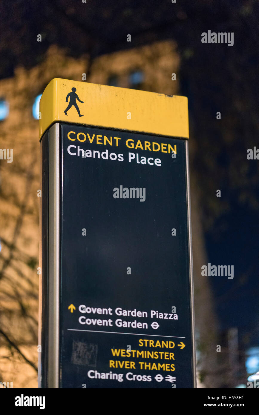 Chandos place street sign hi-res stock photography and images - Alamy