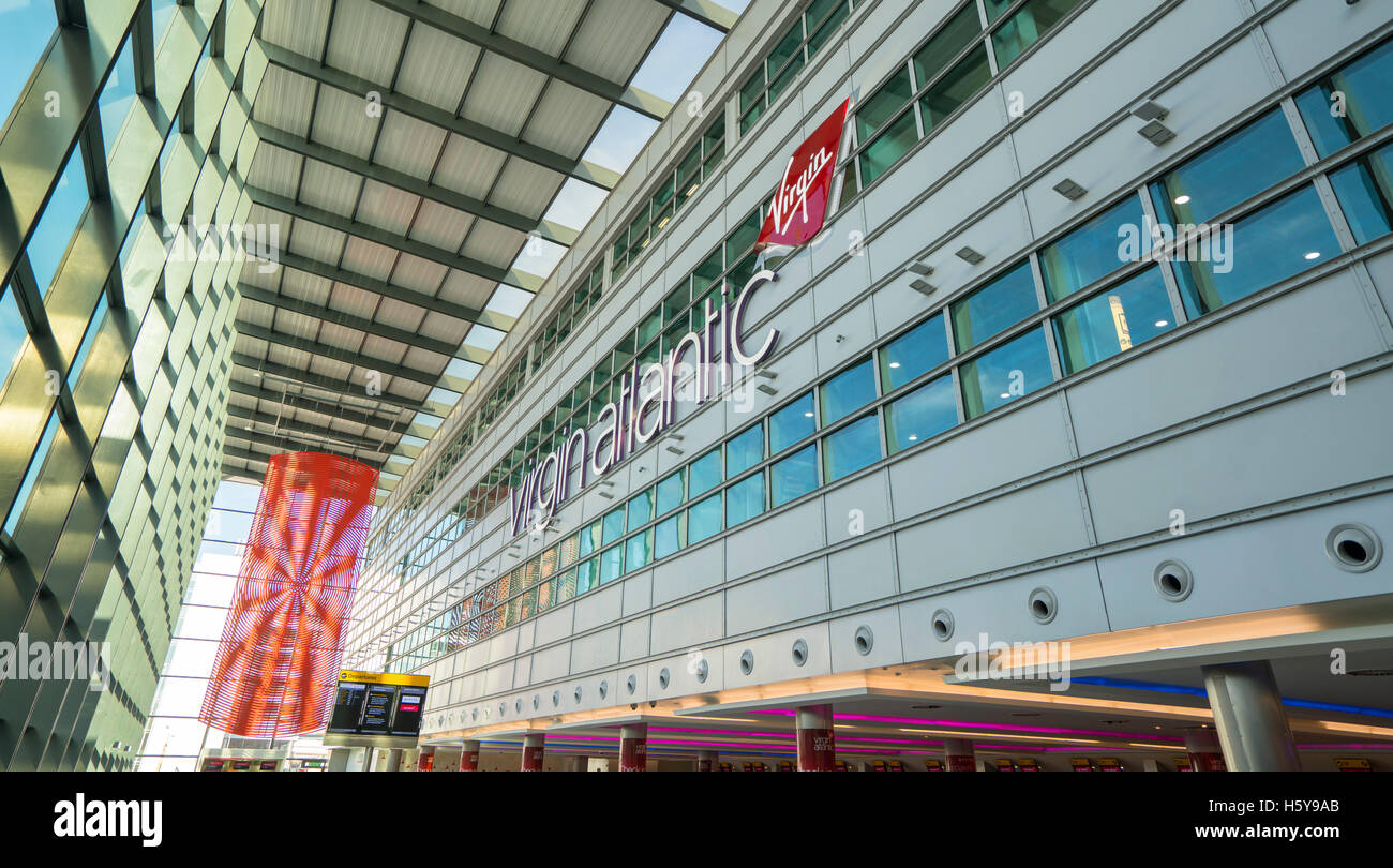 Virgin Atlantic at Terminal 3 - Heathrow Airport Stock Photo - Alamy