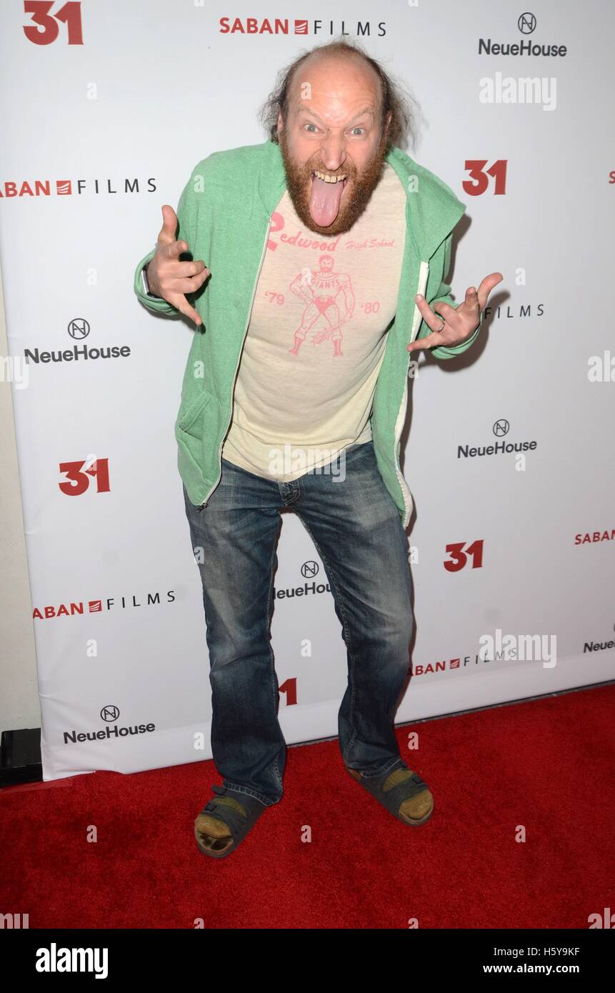 West Hollywood, CA. 20th Oct, 2016. David Ury at arrivals for 31 Special Screening, London Hotel ...