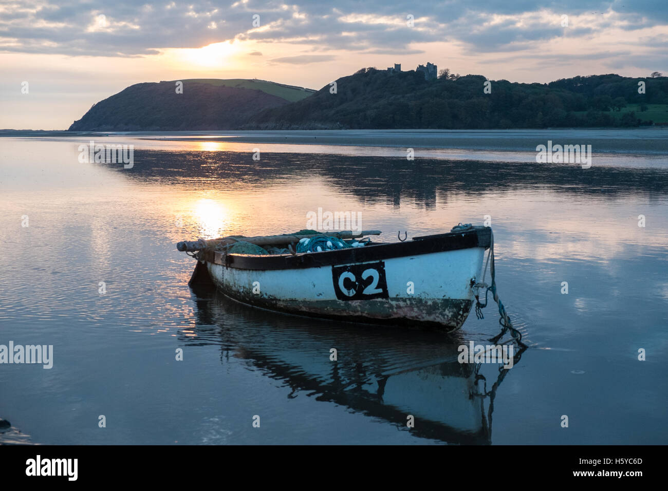 Ferryside from llansteffan hi-res stock photography and images - Alamy
