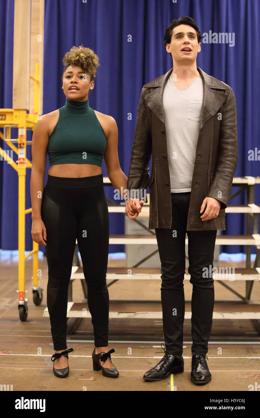 New York, NY, USA. 21st Oct, 2016. Ariana DeBose, Bobby Conte Thornton at the press conference ...