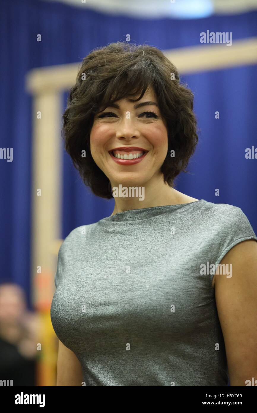 New York, NY, USA. 21st Oct, 2016. Lucia Giannetta at the press ...