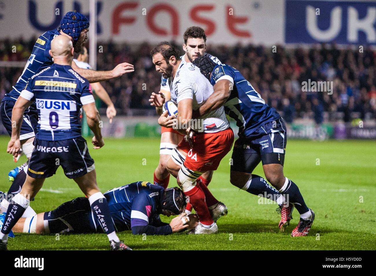 AJ Bell Stadium, Salford, UK. 21st Oct, 2016. European Champions Cup ...