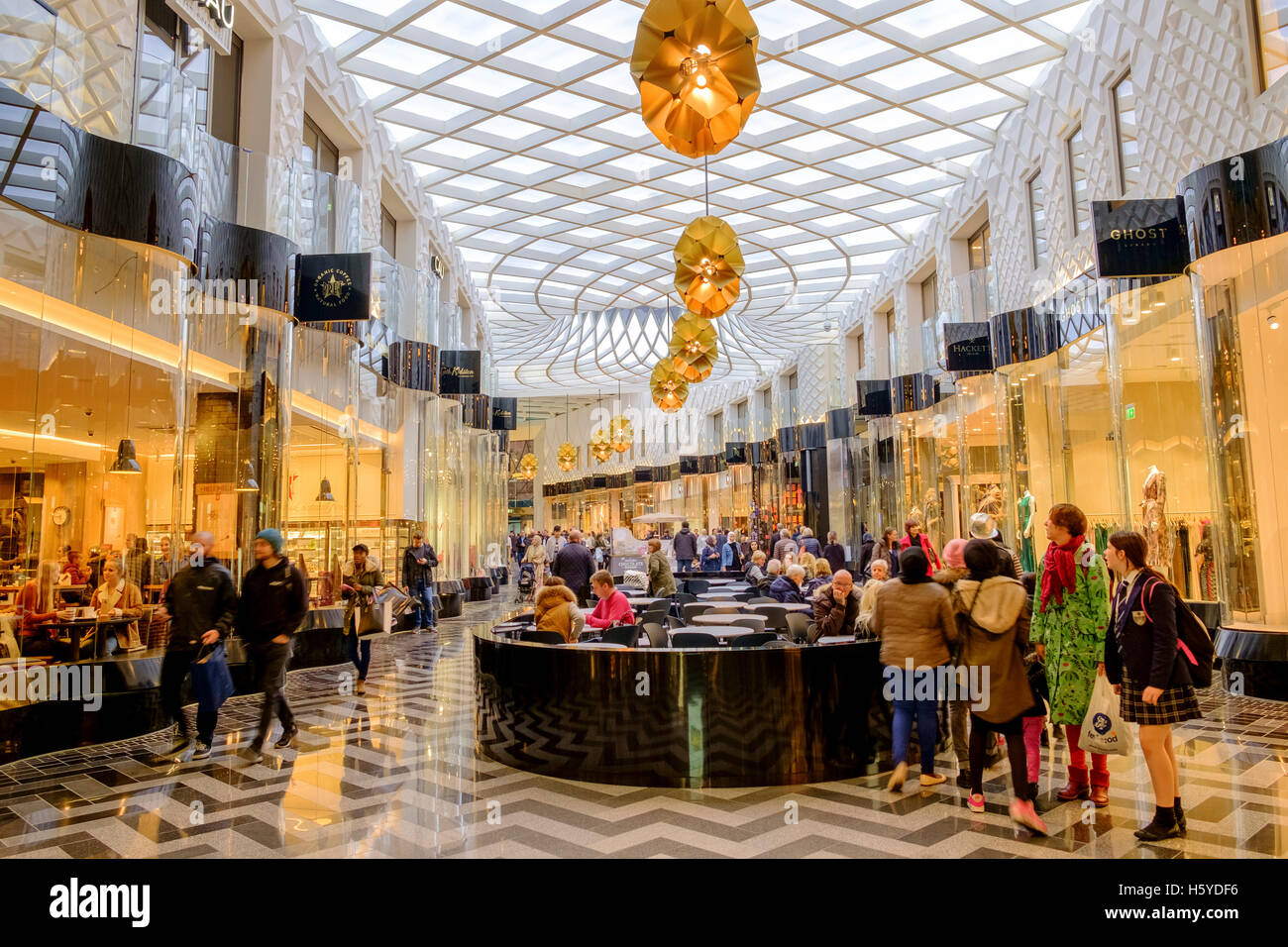 Leeds, West Yorkshire, UK. 21st October 2016. Victoria Gate, Leeds' new ...
