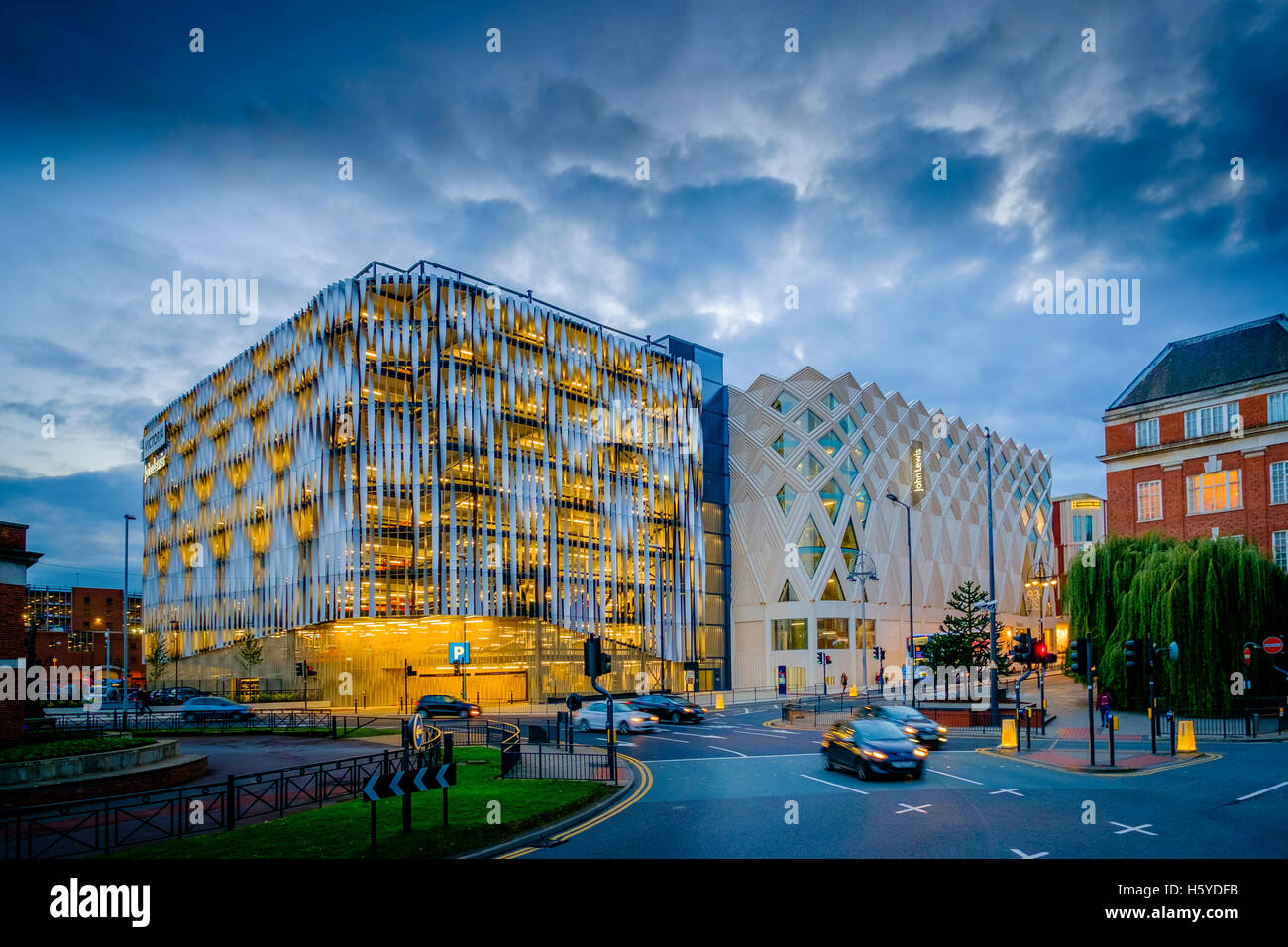 Leeds, West Yorkshire, UK. 21st October 2016. Victoria Gate, Leeds' new ...