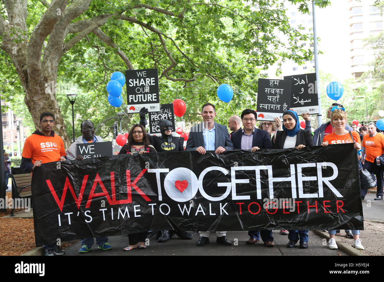 Sydney, Australia. 22 October 2016. The ‘Walk Together’ is an annual ...