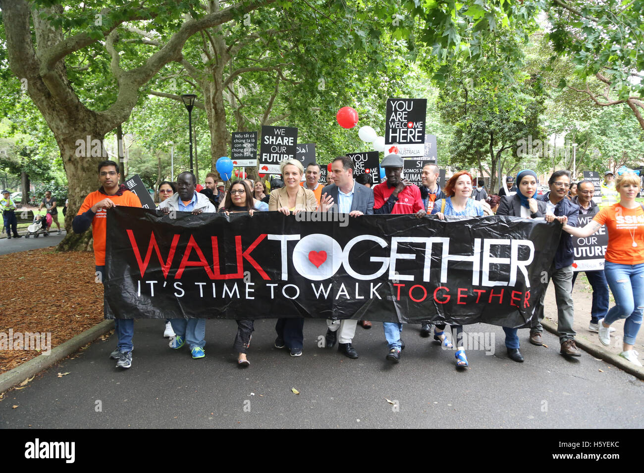 Sydney, Australia. 22 October 2016. The ‘Walk Together’ is an annual ...