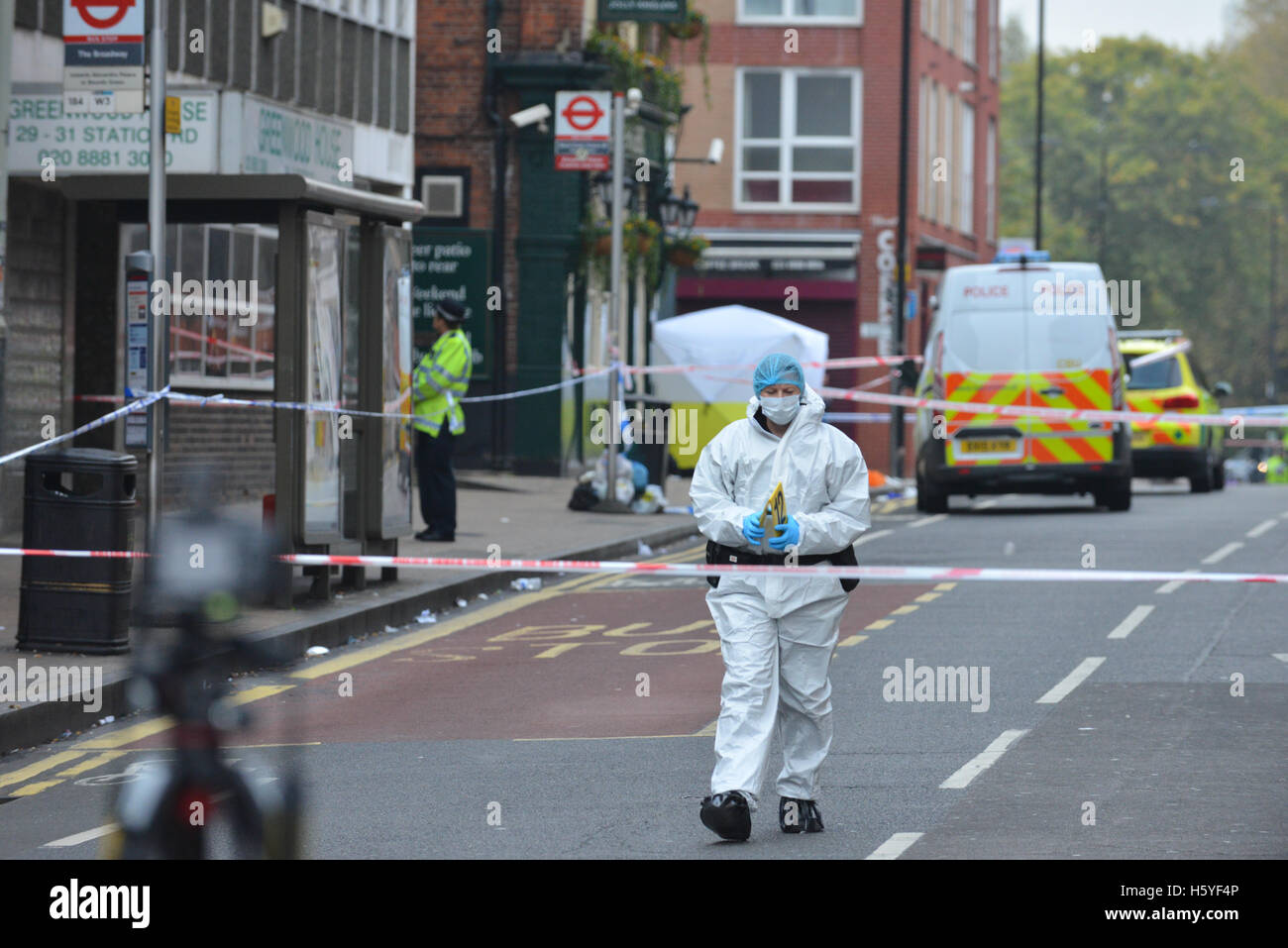 At wood green police station in north london hi-res stock photography ...