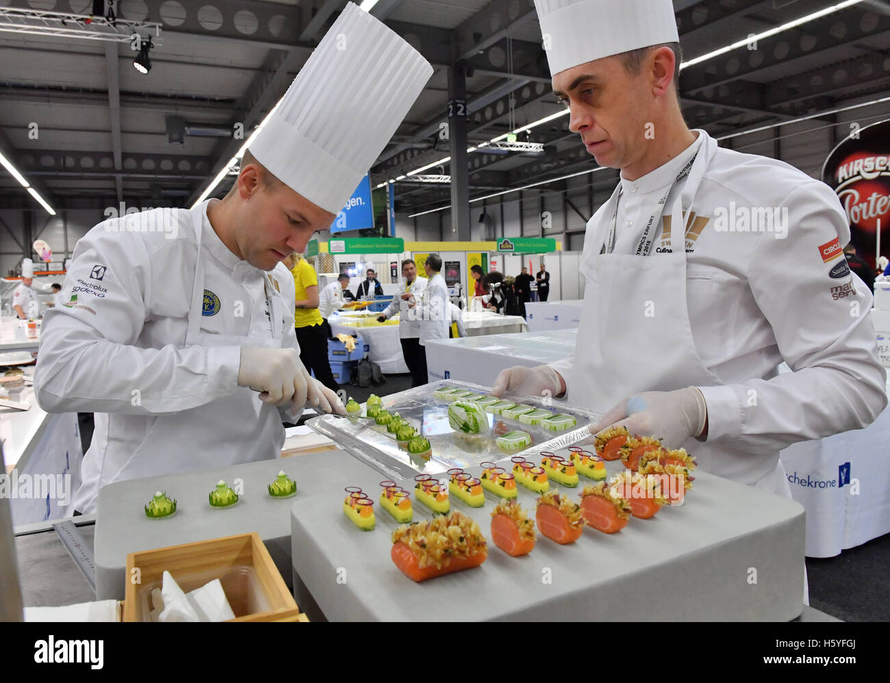 Erfurt, Germany. 22nd Oct, 2016. Chefs of the Swedish national team ...