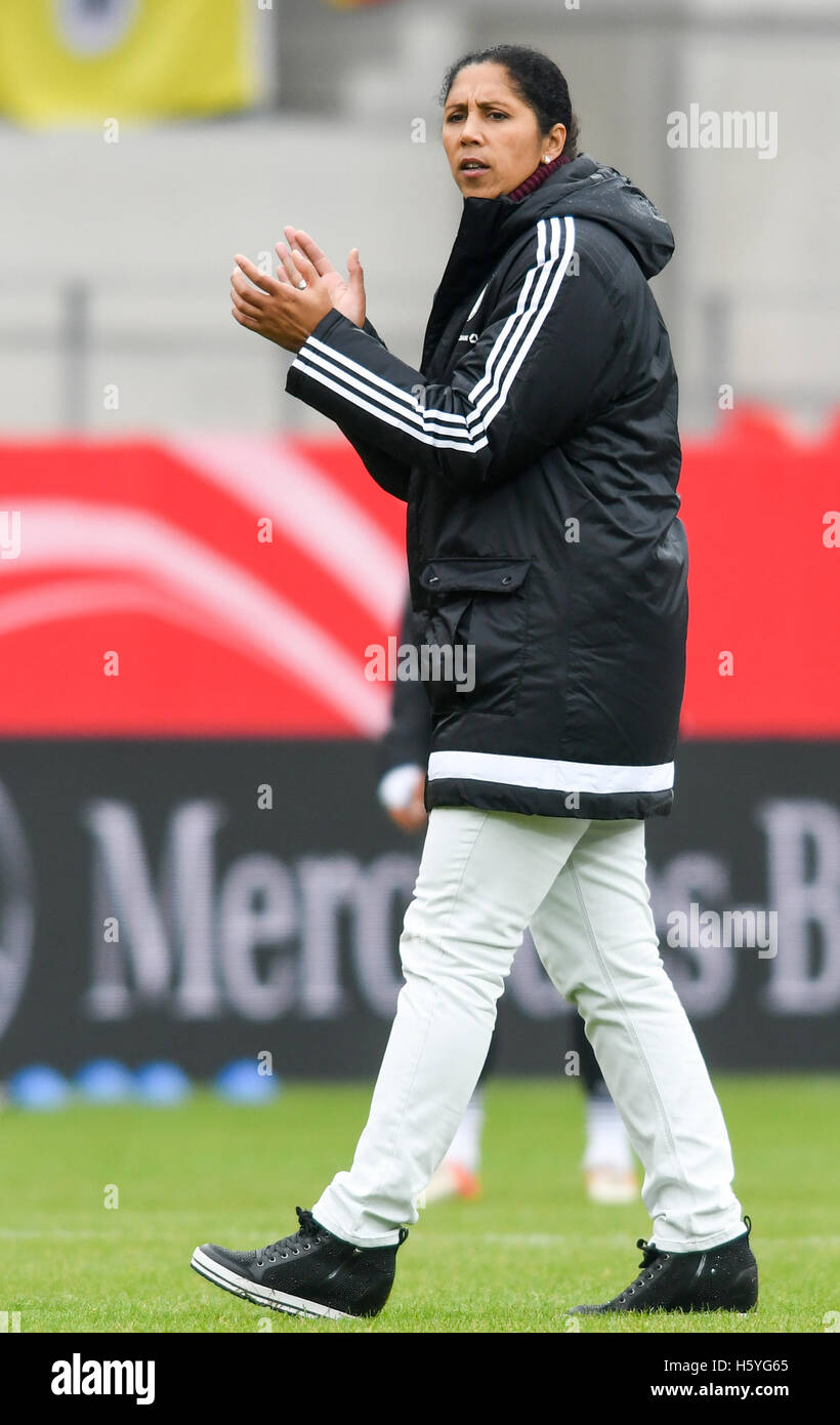 Steffi Jones, head coach of Germany's national women's soccer team ...
