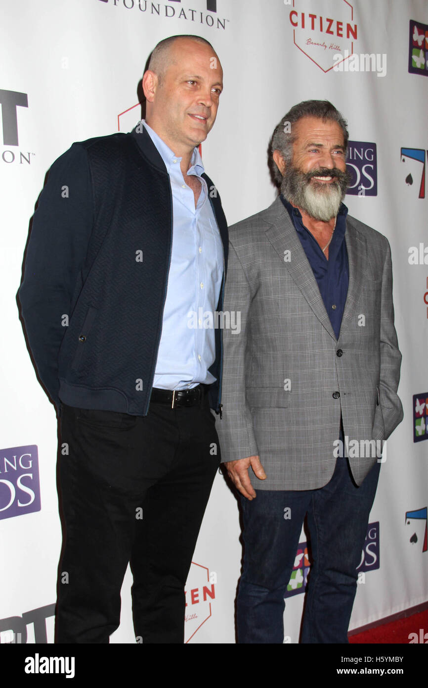 Beverly Hills, Ca. 21st Oct, 2016. Vince Vaughn, Mel Gibson at the ...