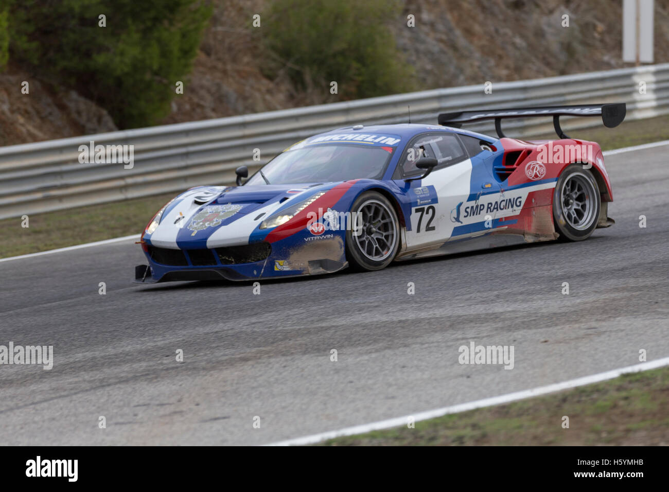 October 22, 2016. Estoril, Portugal. The #72 SMP Racing - Ferrari F488 ...