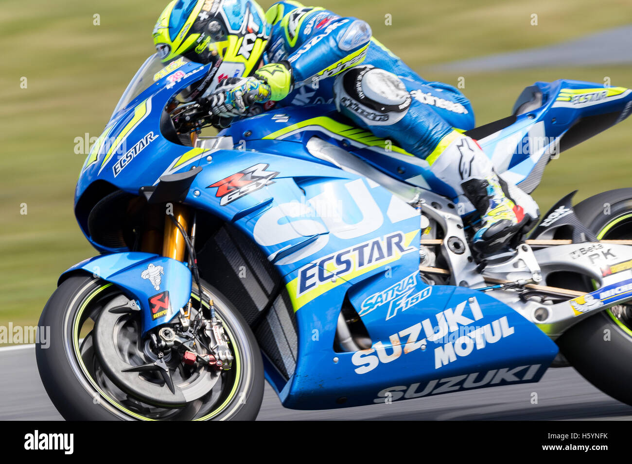 Melbourne, Australia. 23rd October, 2016. MotoGP warm-up during during ...