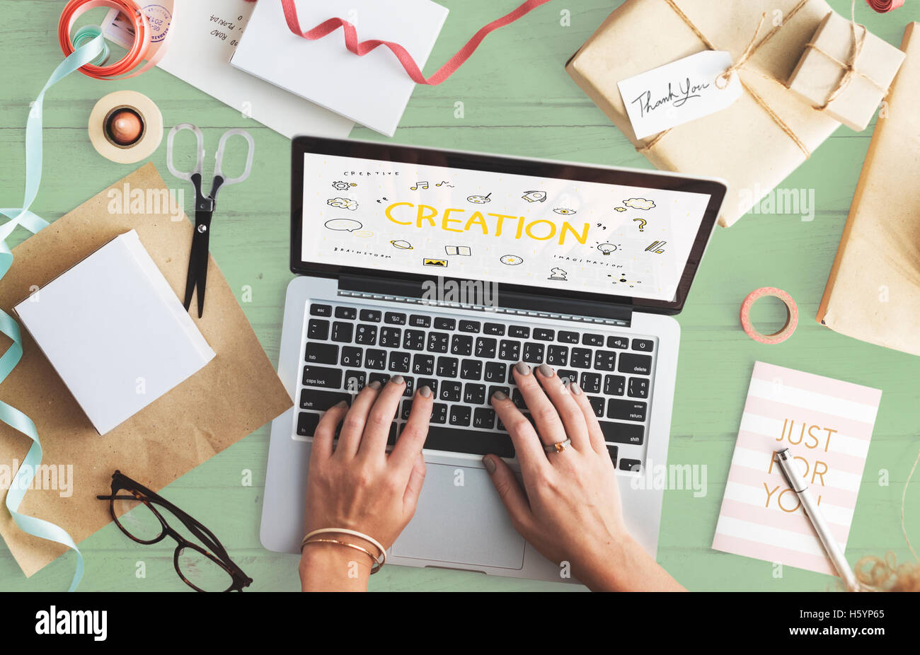 Creation Ideas Light Bule Imagination Arts Development Concept Stock ...