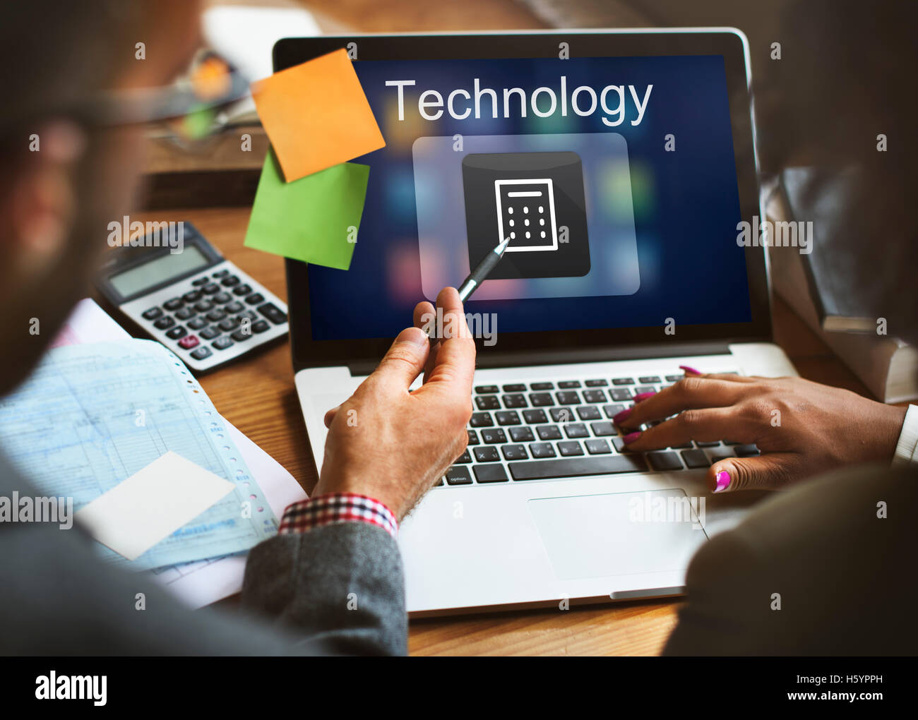 Business Banking Online Payment Financial Transaction Concept Stock ...