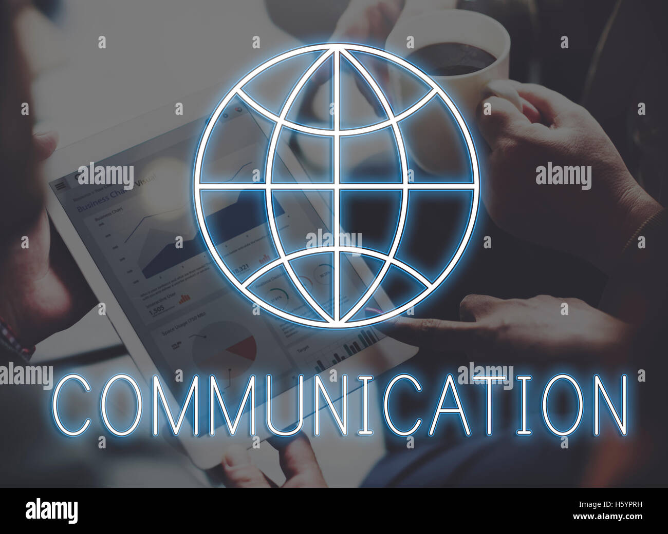 Internet Webpage Global Communication Network Concept Stock Photo - Alamy