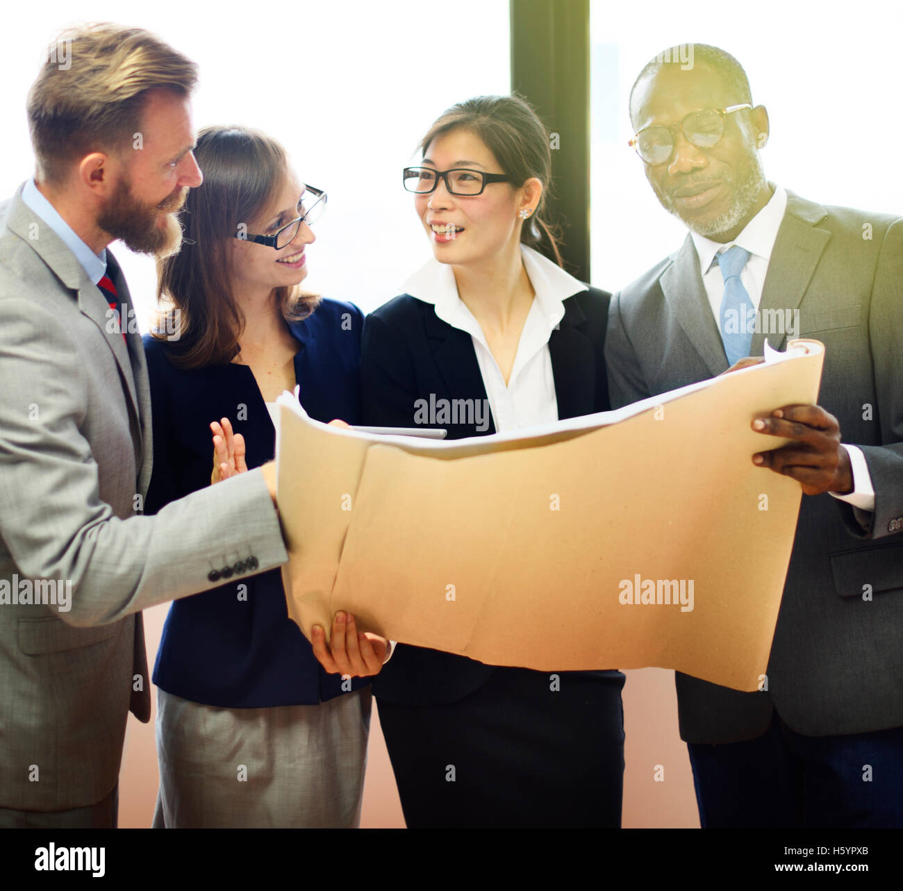 Brainstorming Business Connection Colleagues Concept Stock Photo - Alamy