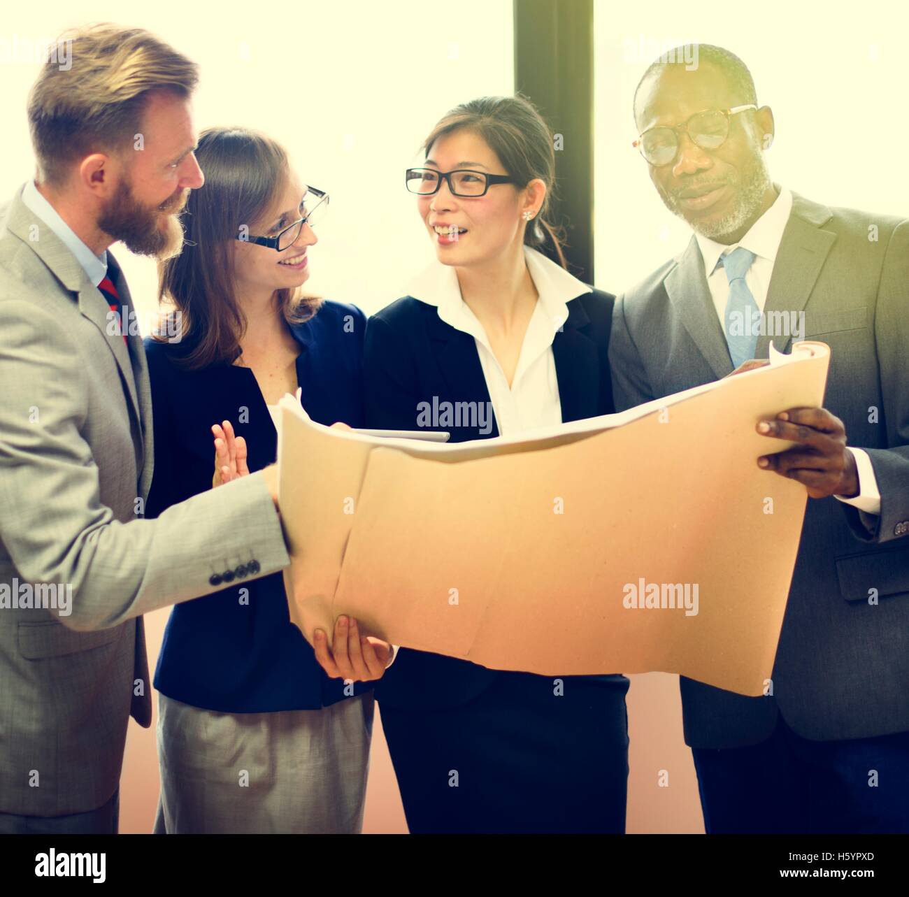 Brainstorming Business Connection Colleagues Concept Stock Photo - Alamy