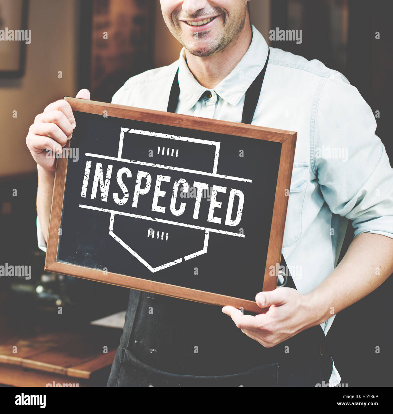 Inspected Approval Regulations Selection Graphic Concept Stock Photo ...