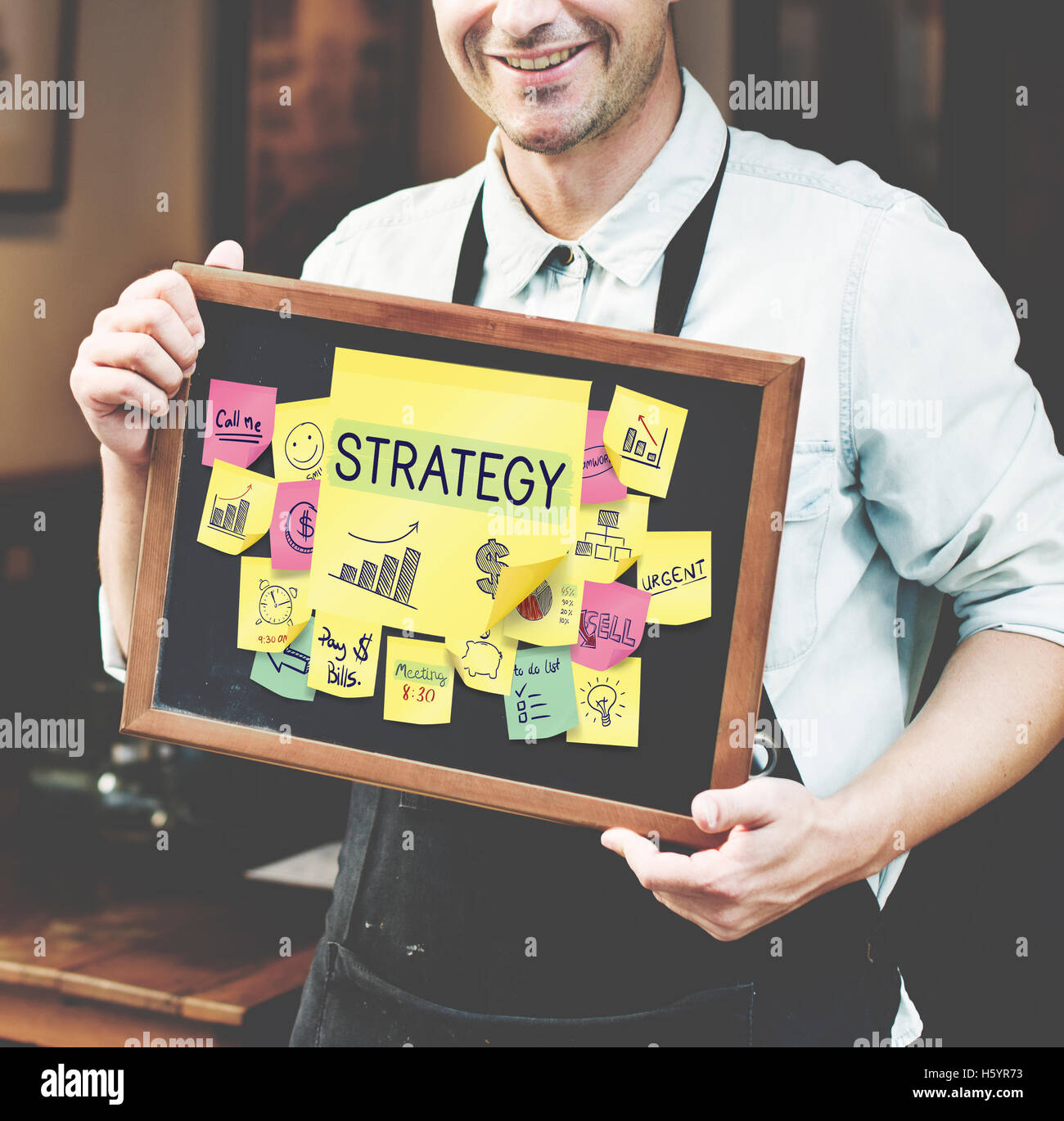Brainstorming Discussion Plan Marketing Graphic Concept Stock Photo - Alamy