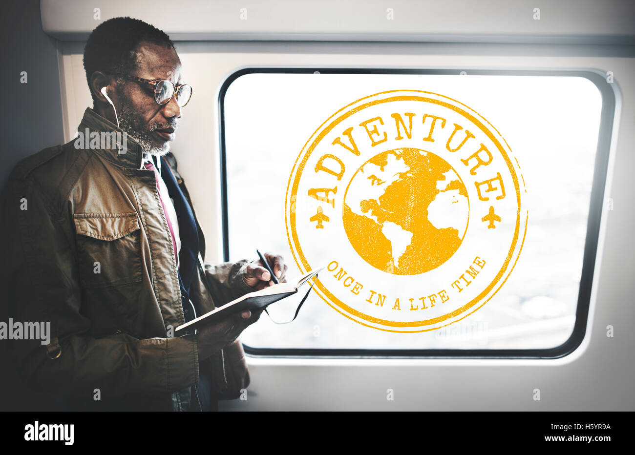 Journey Destination Explore Vacation Graphic Concept Stock Photo - Alamy